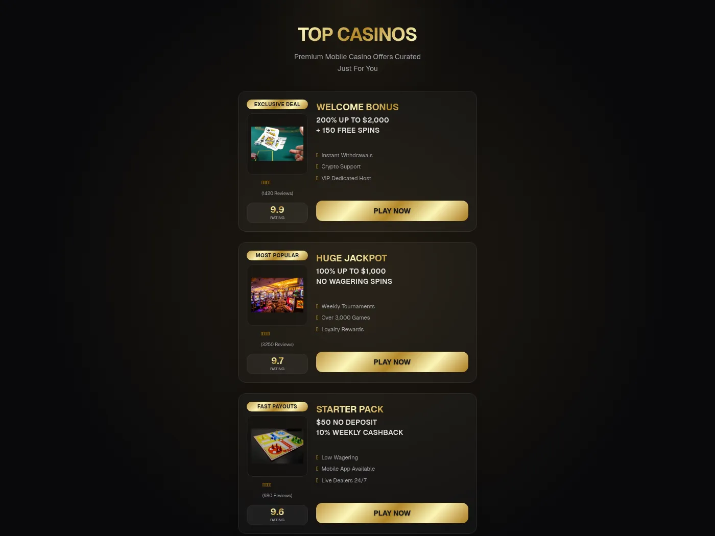 Casino Hero Landing