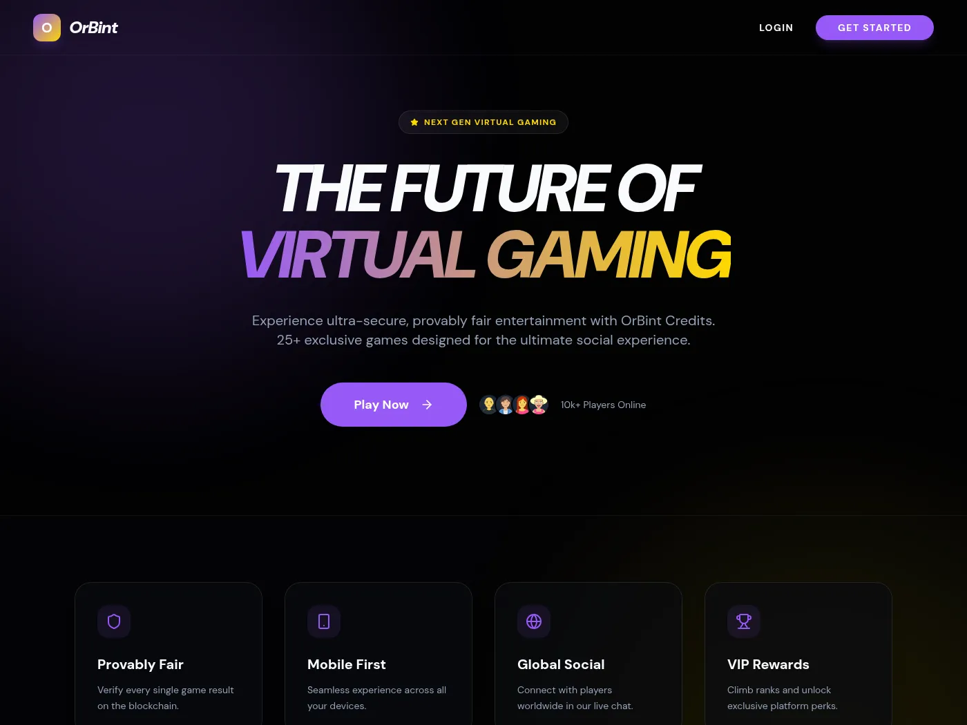 Casino OrBint Platform