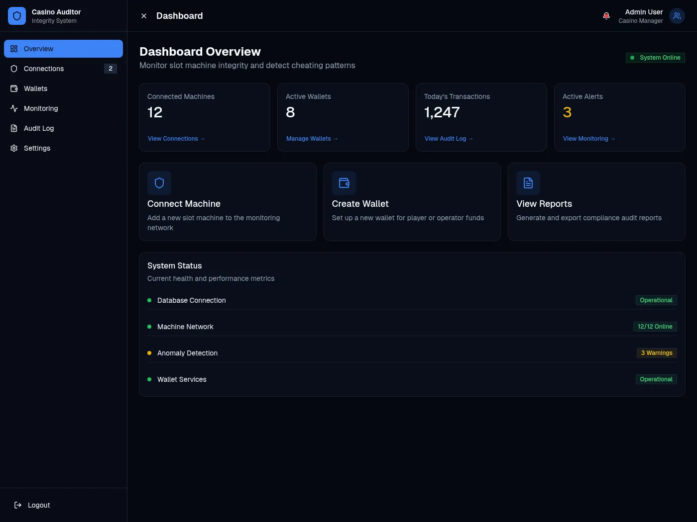 Casino Wallet Connector