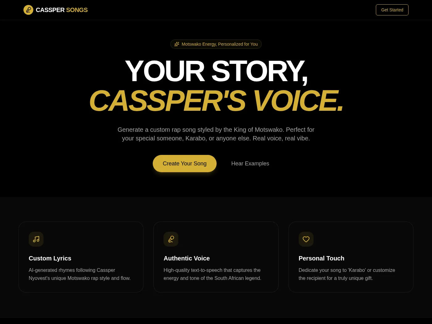 Cassper Song Generator