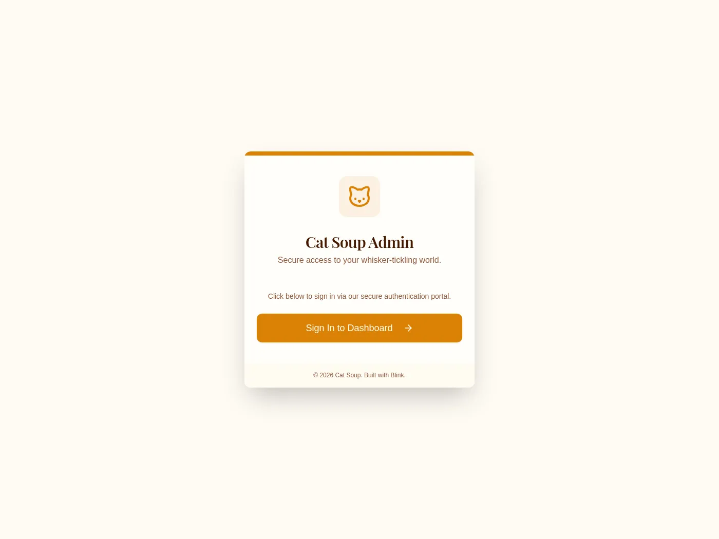 Cat Soup Admin Panel