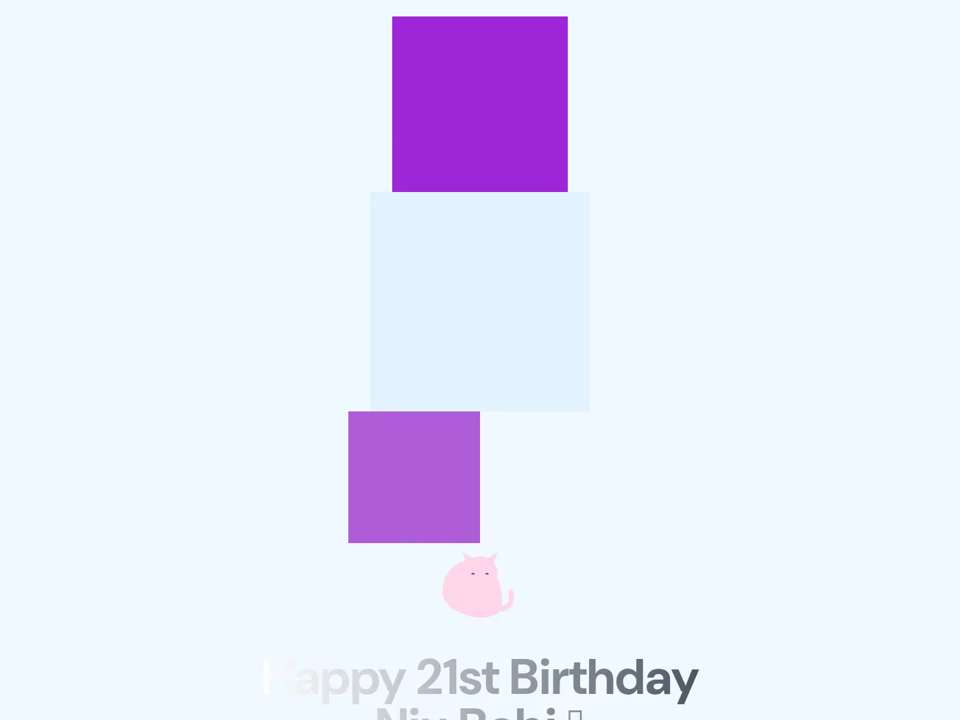 OMG 21 Cat Birthday