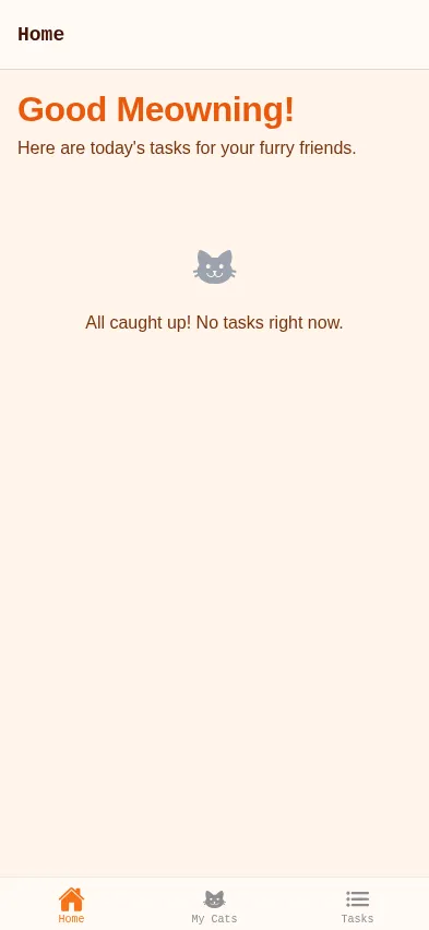 Cat Butler App