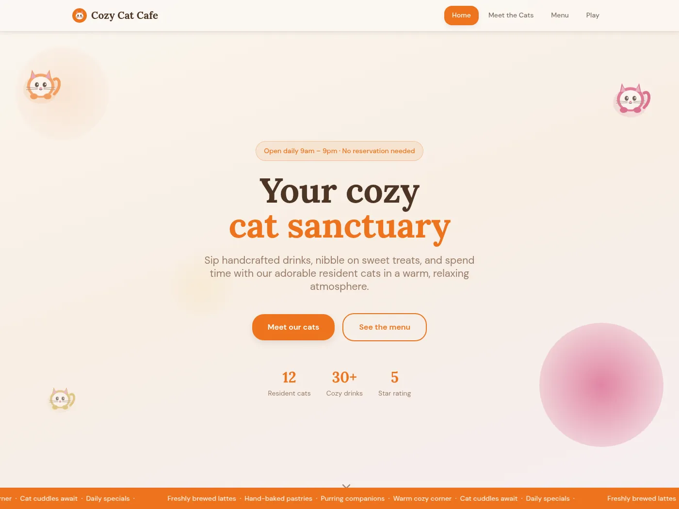 Cozy Cat Cafe