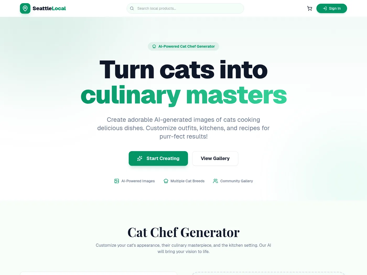 Cat Chef Maker