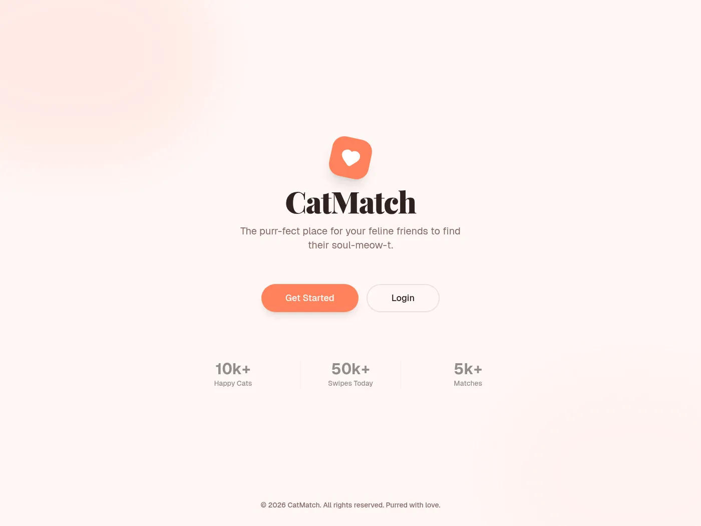 CatMatch Dating App
