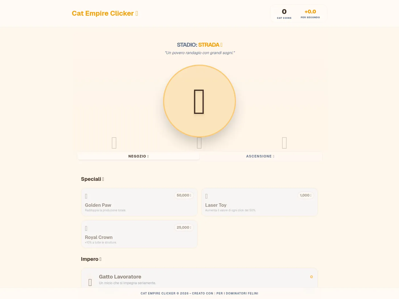 Cat Empire Clicker