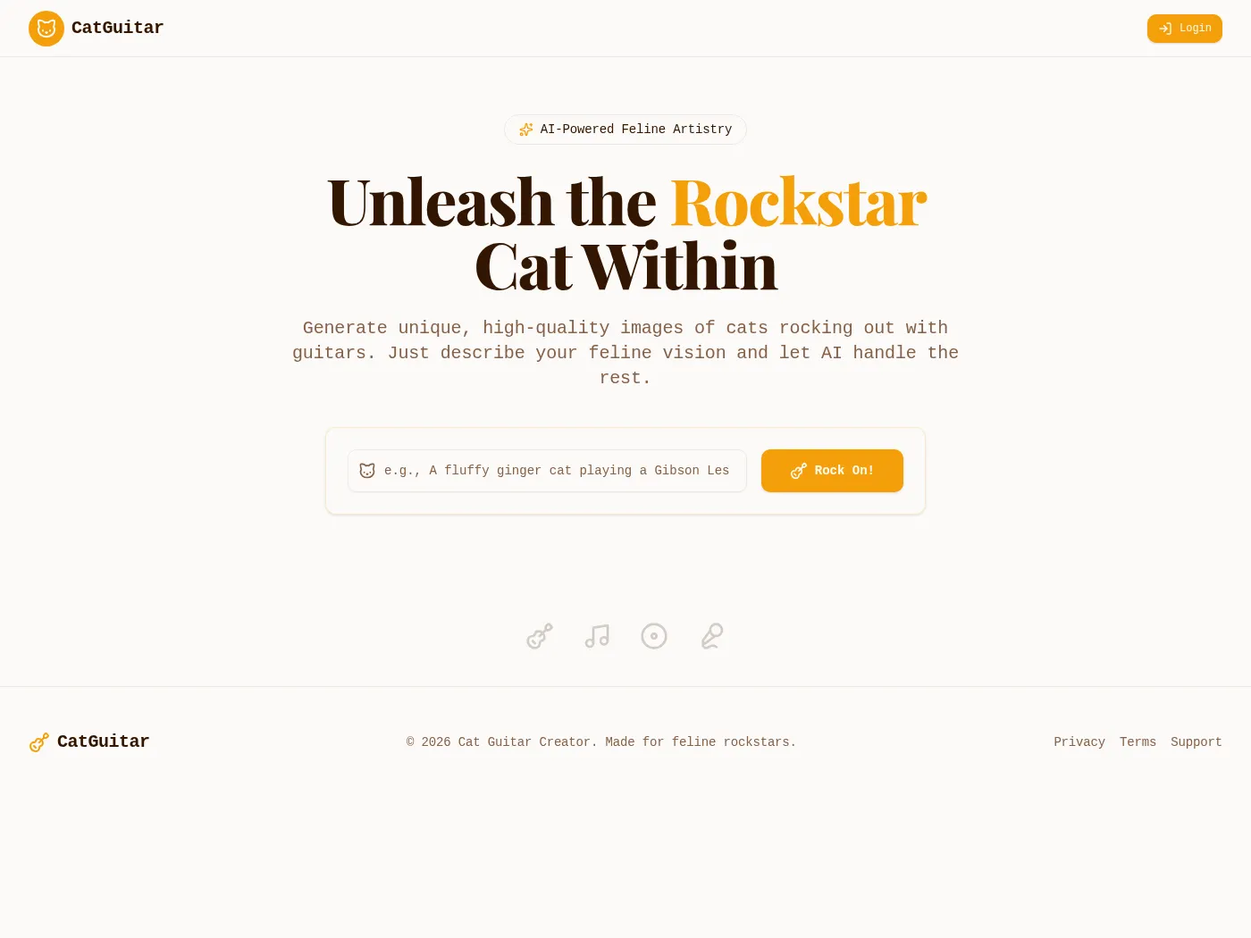 Cat Guitar Creator