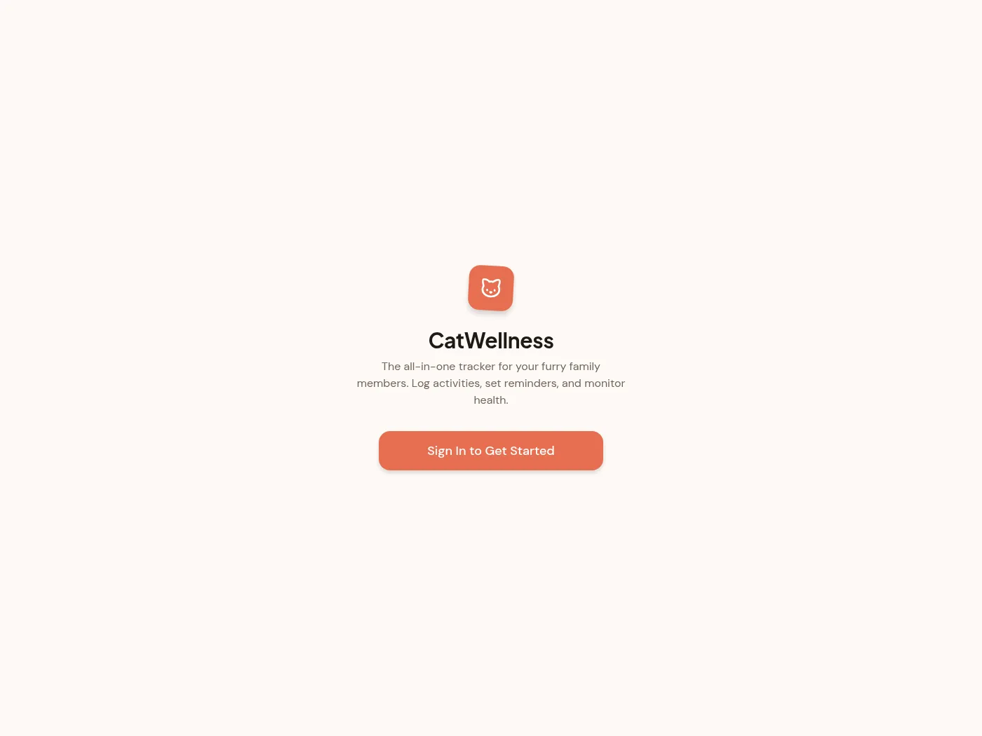 CatWellness Tracker