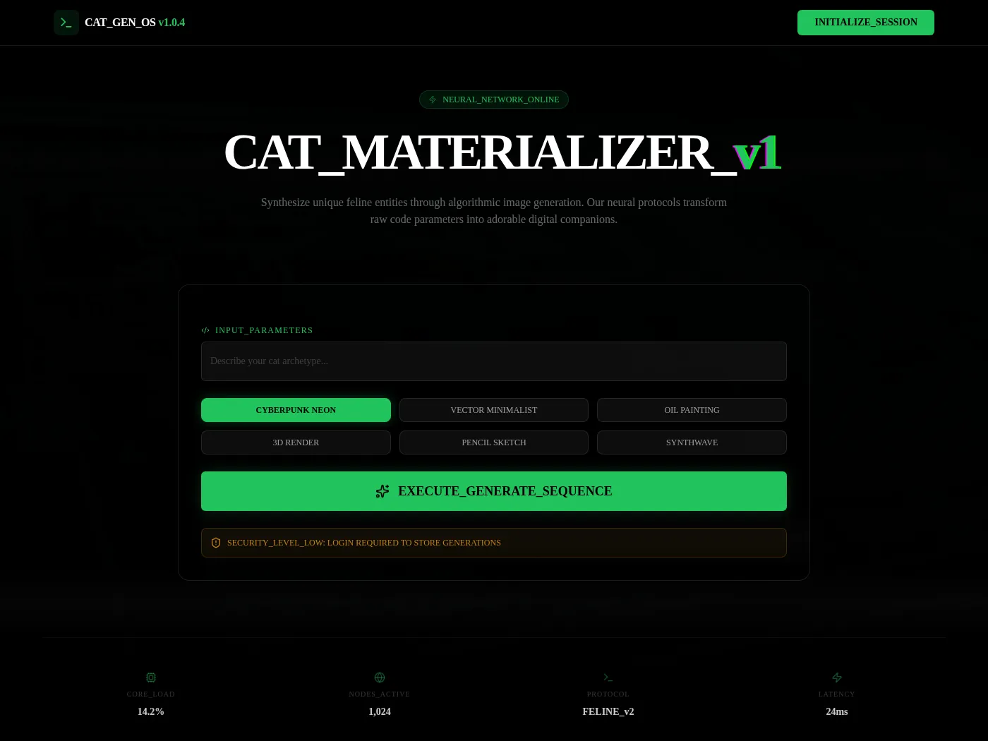Cat Image Generator