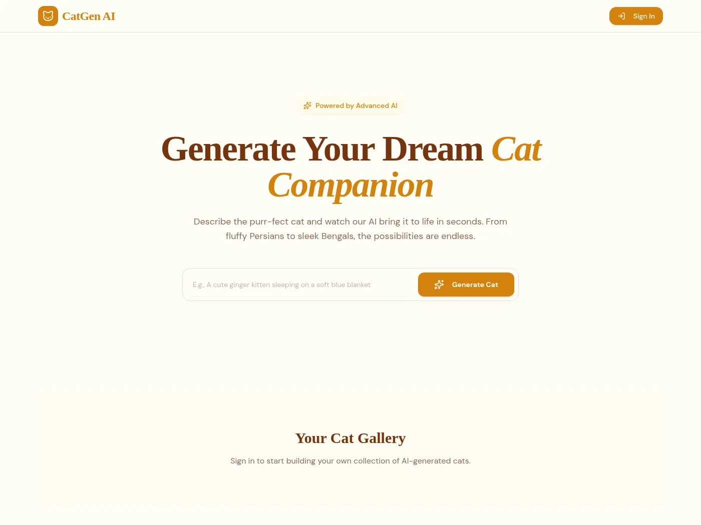 Cat Photo Generator