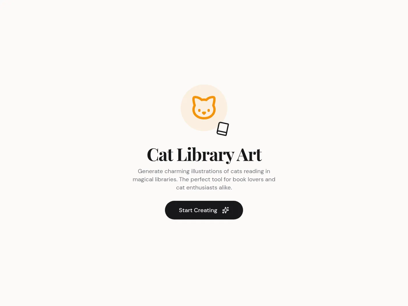 Cat Library Art