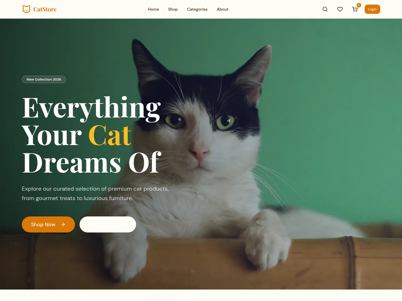 Cat Lovers Online Shop