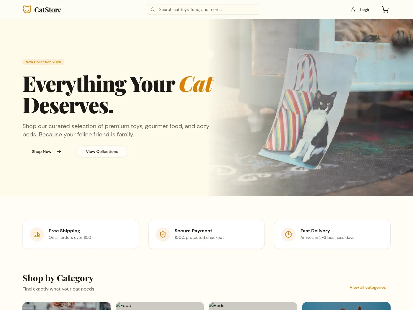 Cat Storefront