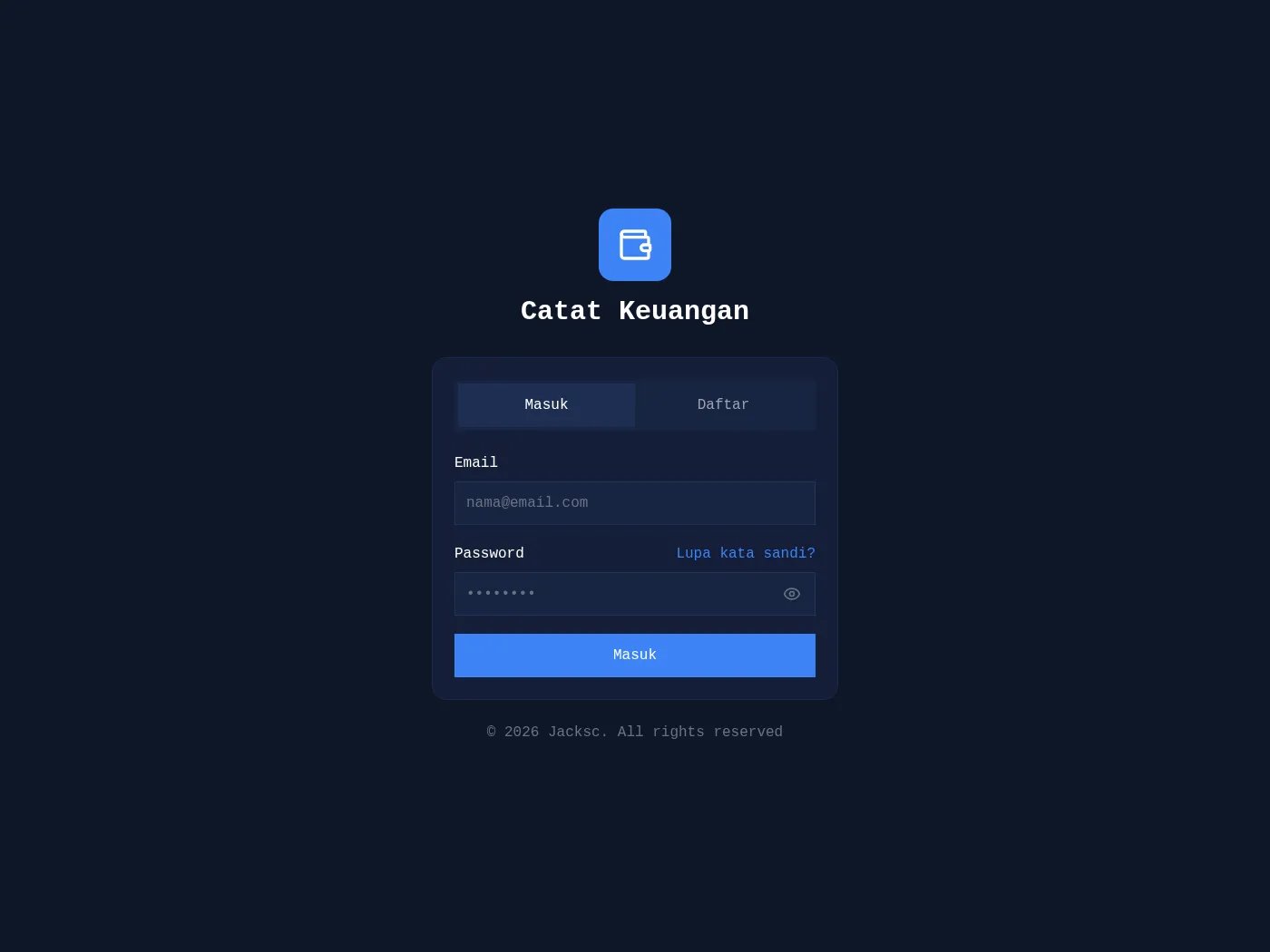Catat Keuangan
