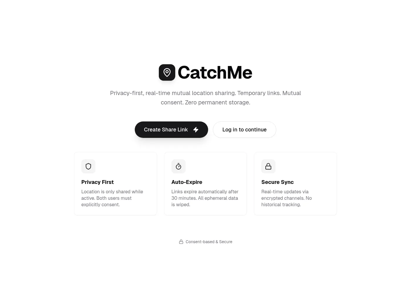 CatchMe Live Location