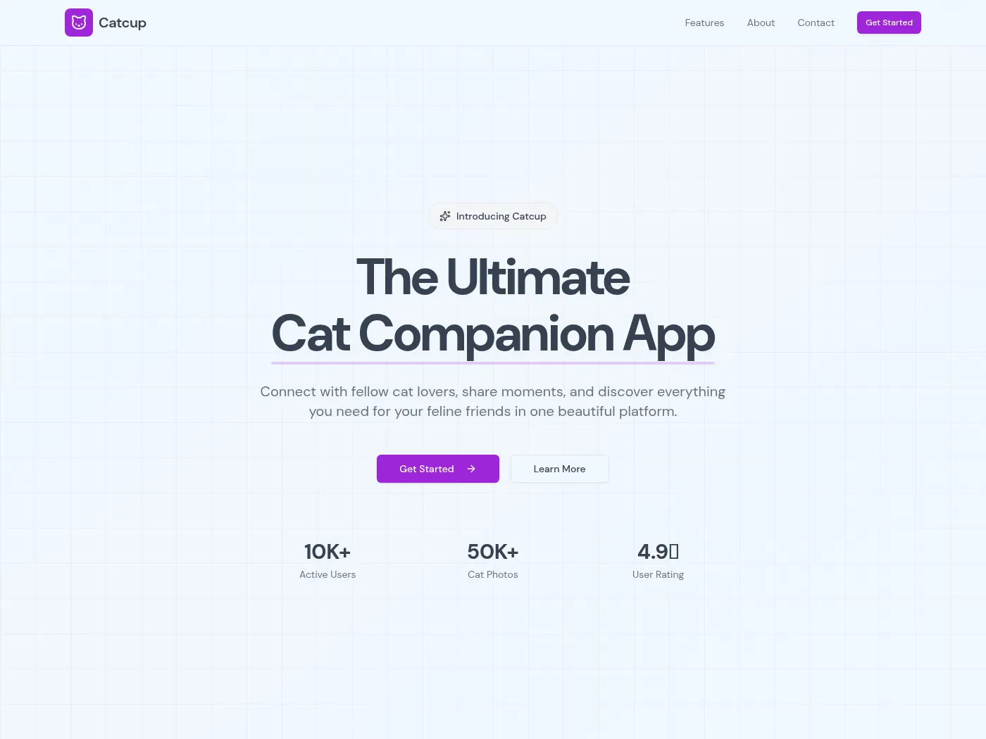 Catcup Web App Clone