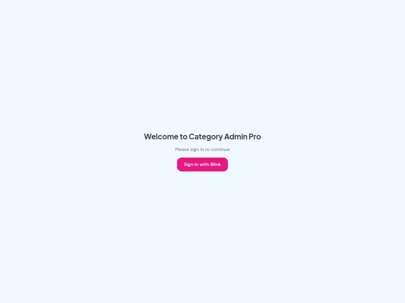 Project Category Admin Pro