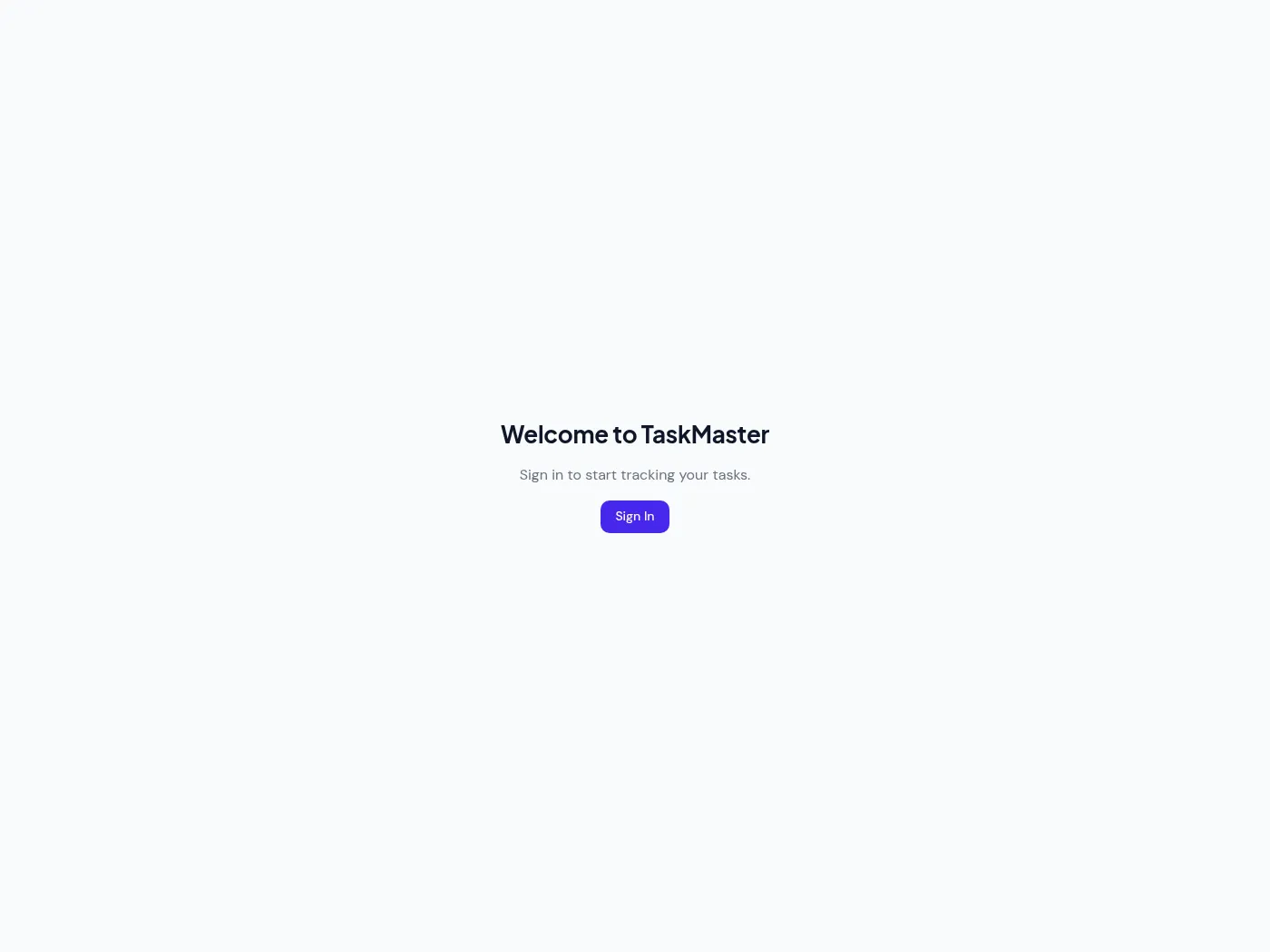 TaskMaster Productivity App