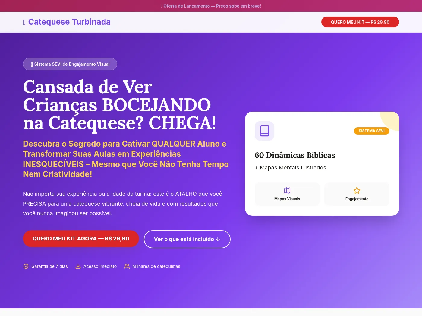 Catequese Turbinada Page