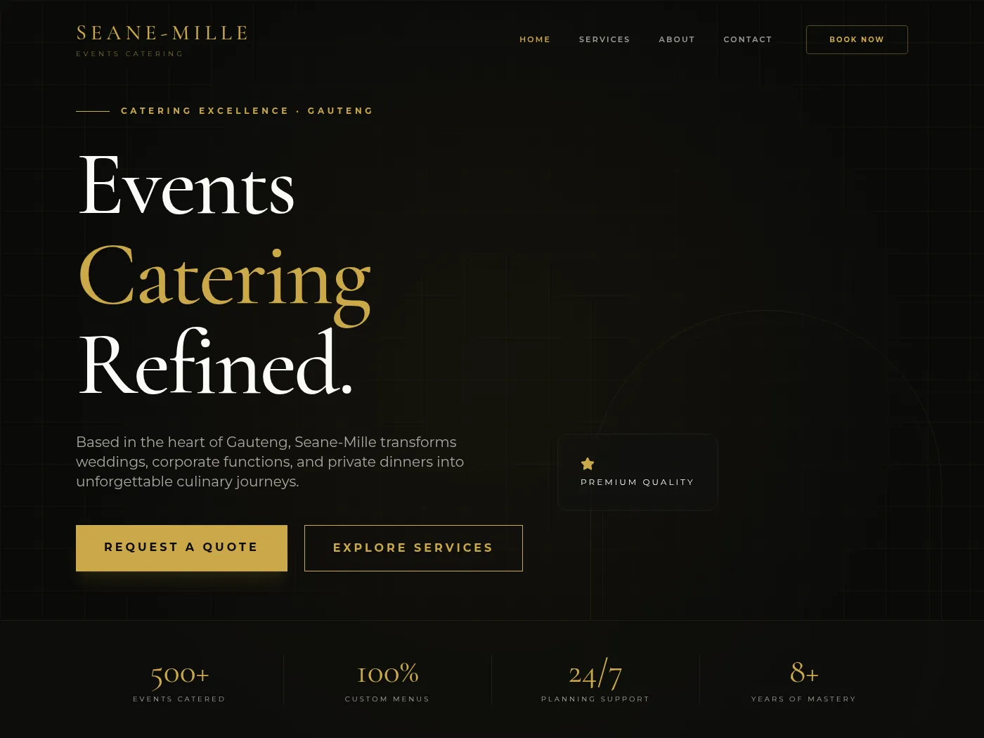 Seane-Mille Catering Site