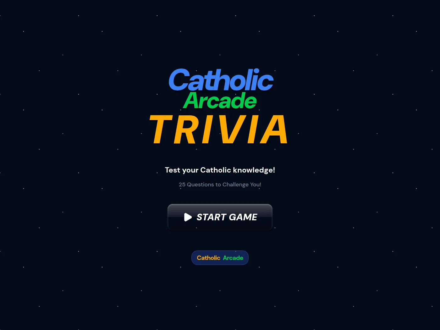 Catholic Arcade Trivia