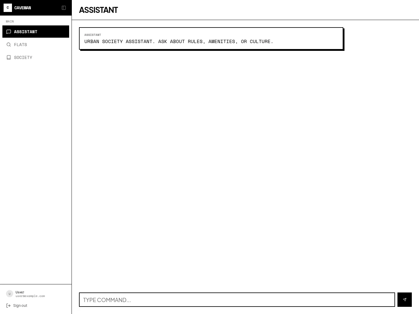 Caveman Mode App