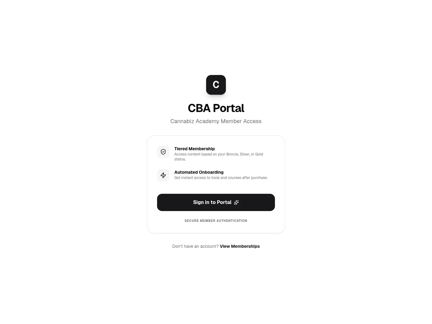 CBA Member Portal