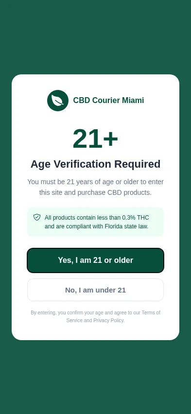 CBD Courier Miami