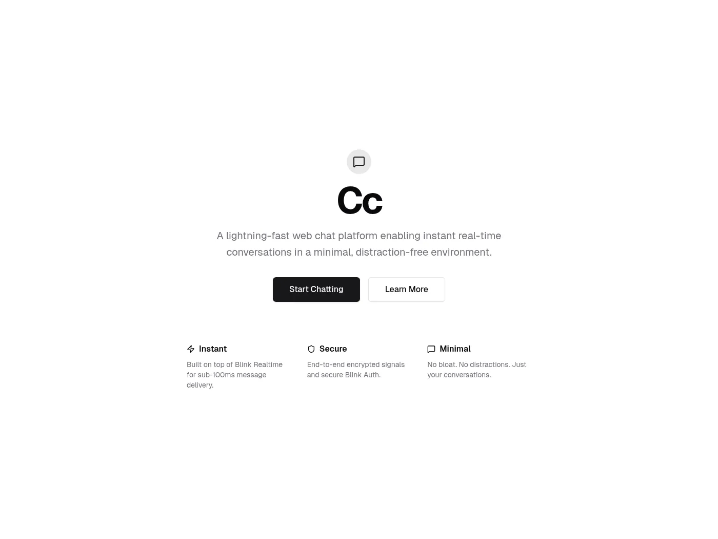 Cc Quick Chat