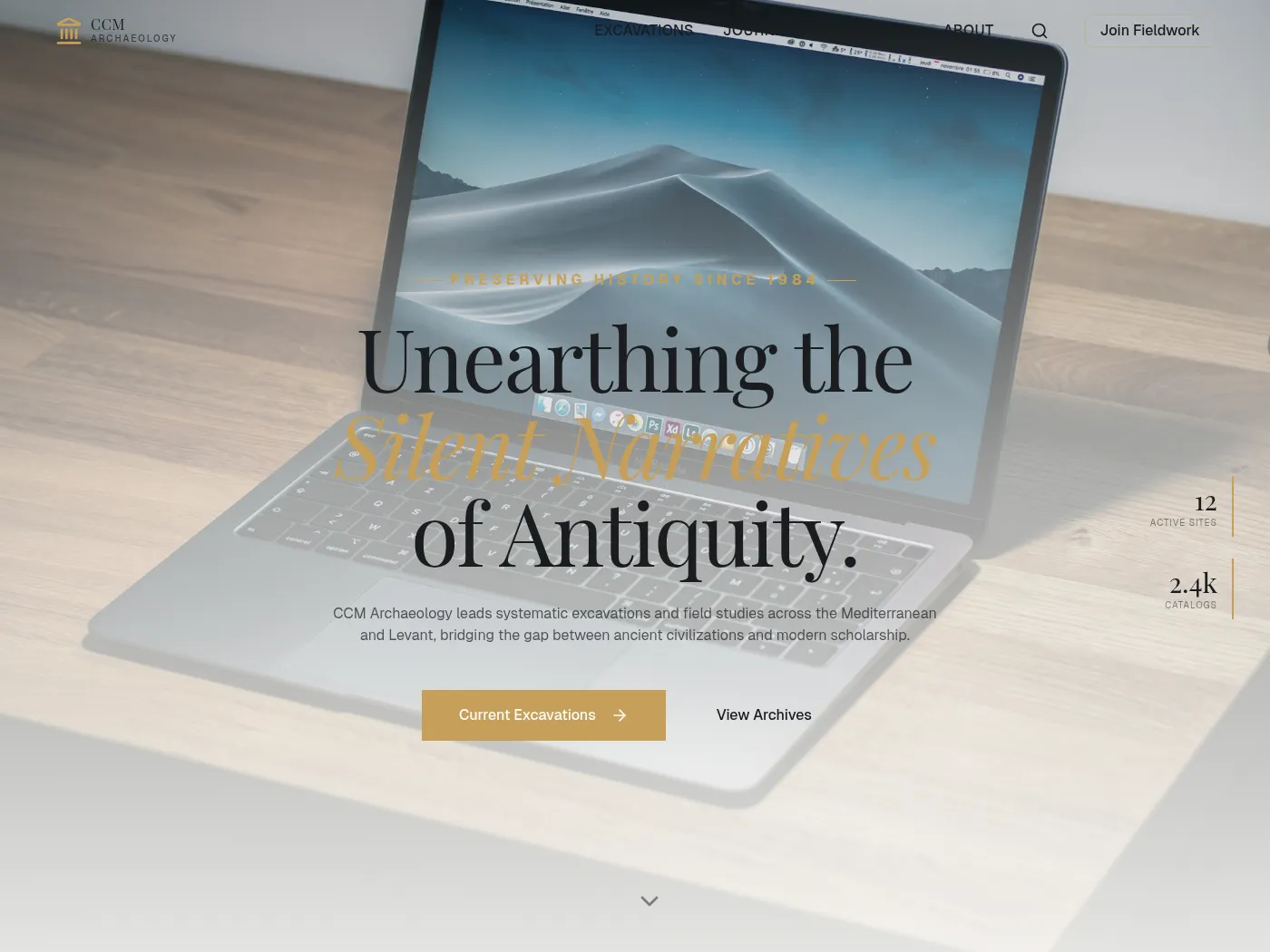 CCM Archaeology Homepage