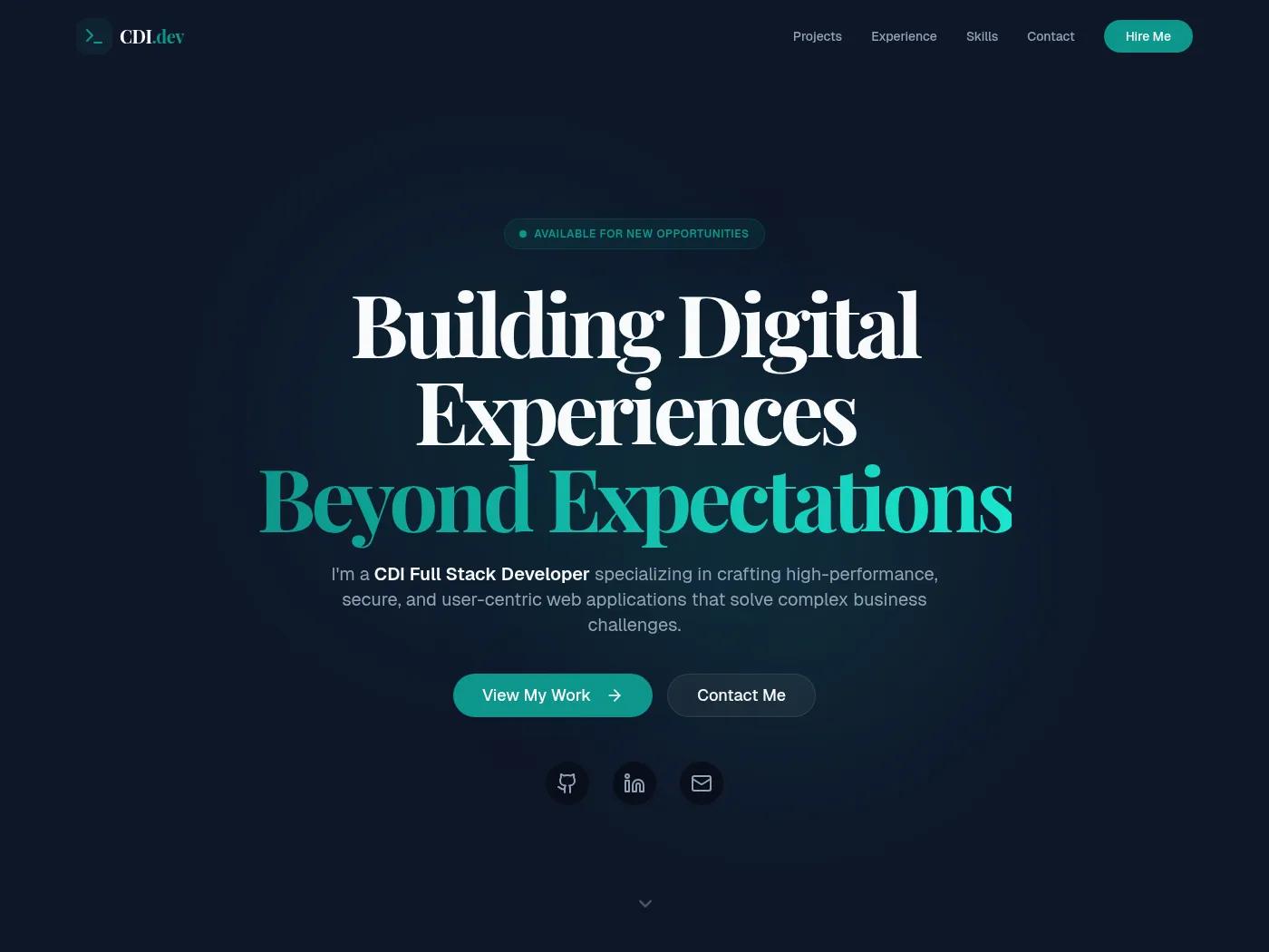 CDI Dev Portfolio