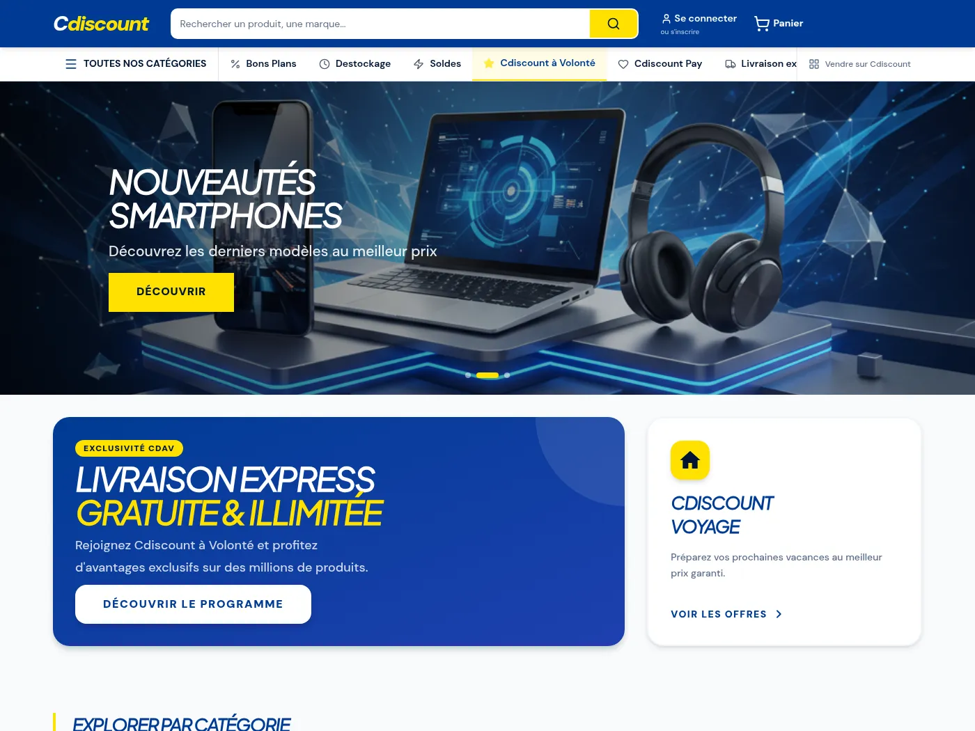 Cdiscount Clone Web