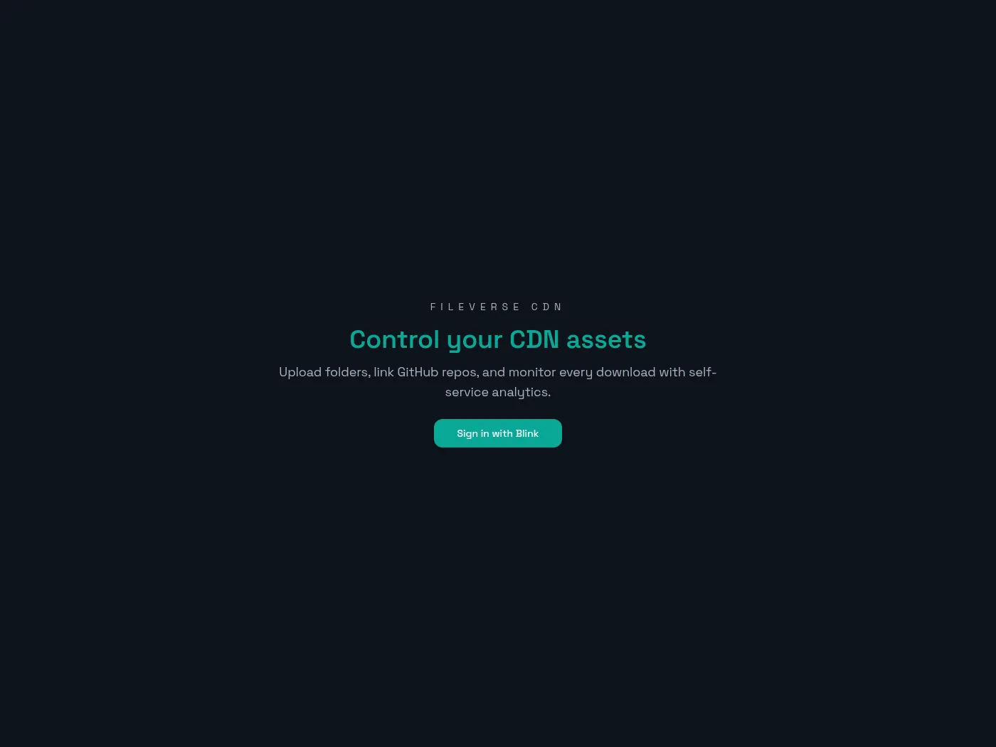 FileVerse CDN Platform