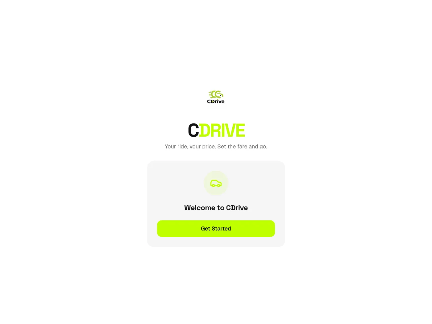 CDrive Rideshare App