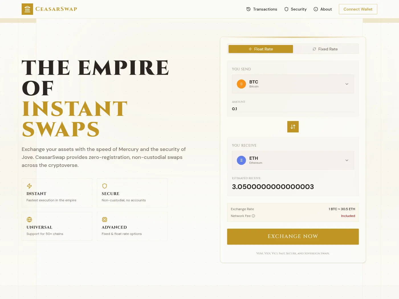 CeasarSwap