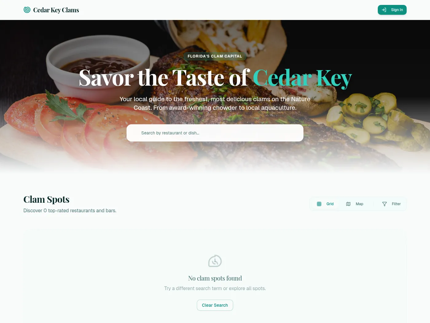 Cedar Key Clam Guide