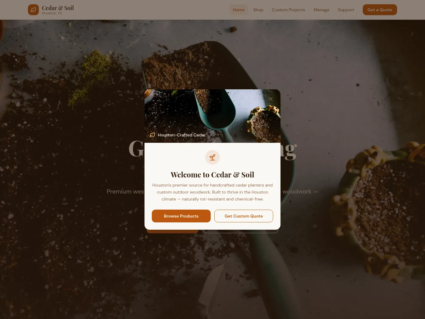 Houston Cedar & Soil Shop