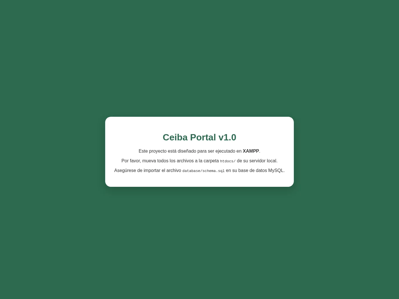 Ceiba Resident Portal
