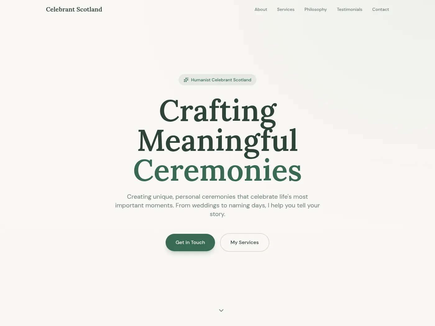 Celebrant Resume Builder