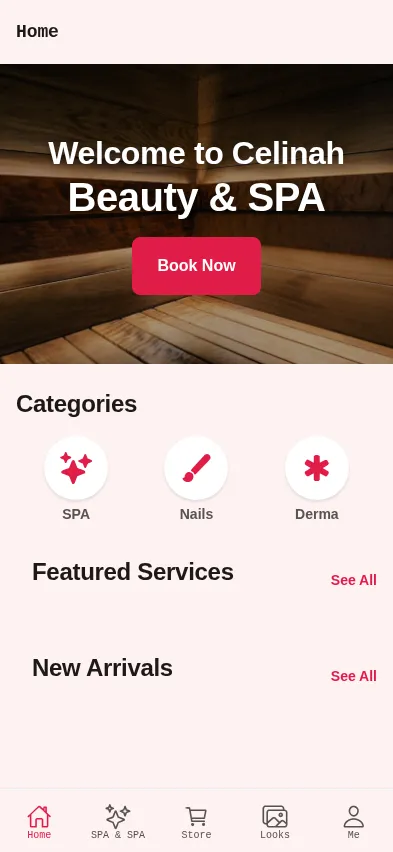 Celinah Beauty & SPA App