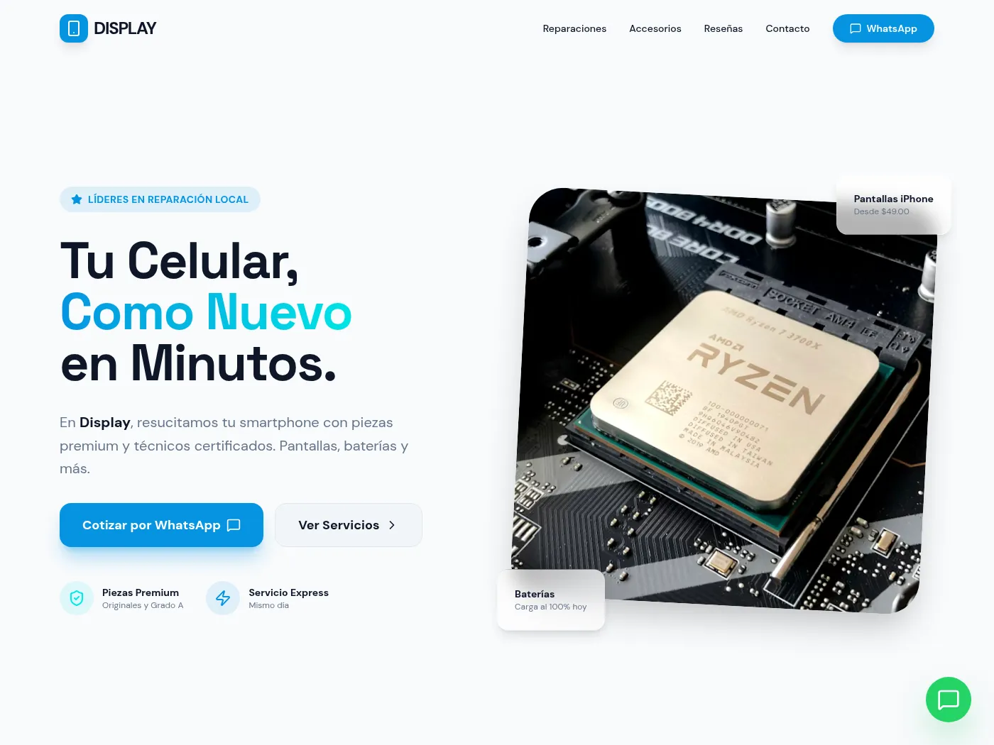Cell Repair Landing Pro