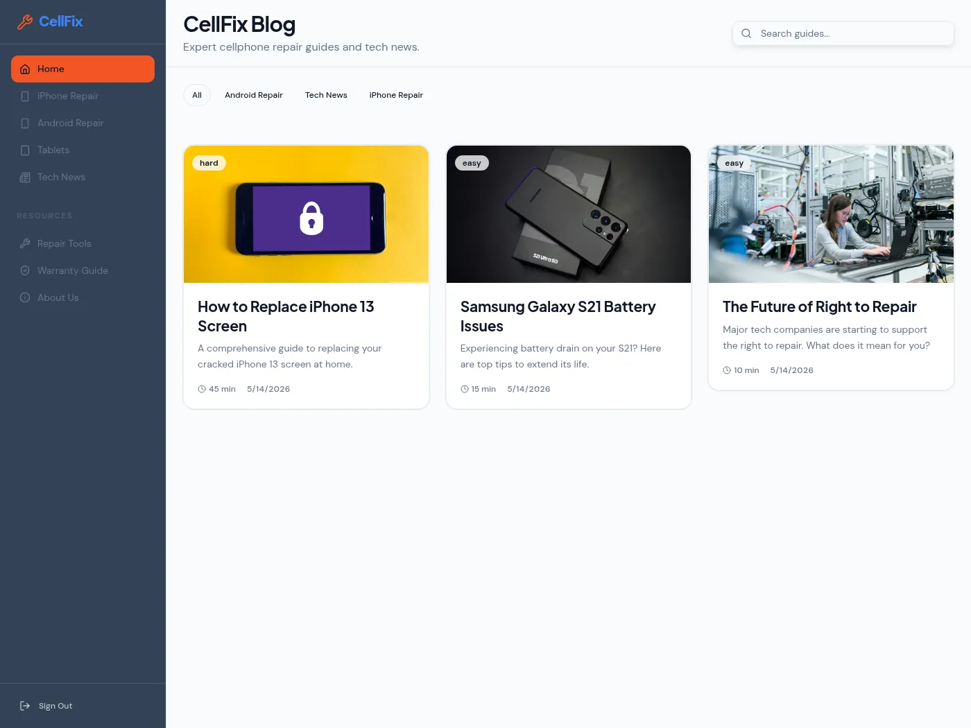 CellFix Blog