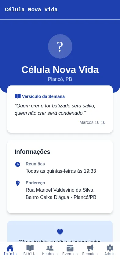 Célula Church App