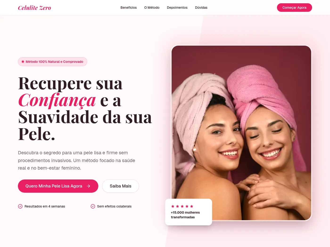Celulite Zero Landing Page