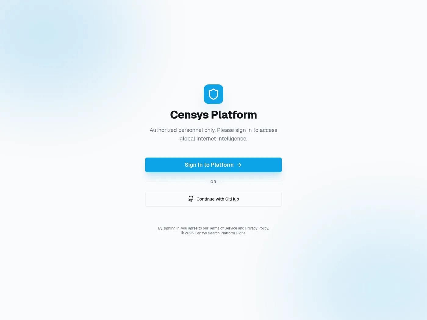 Censys Platform Clone