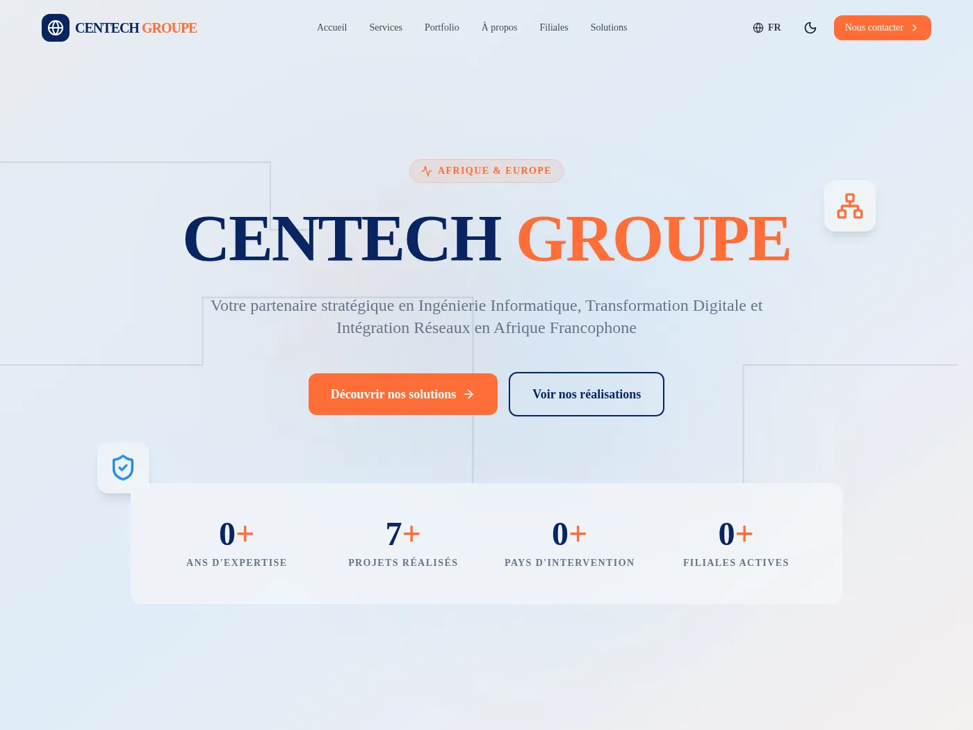 CENTECH GROUPE Web