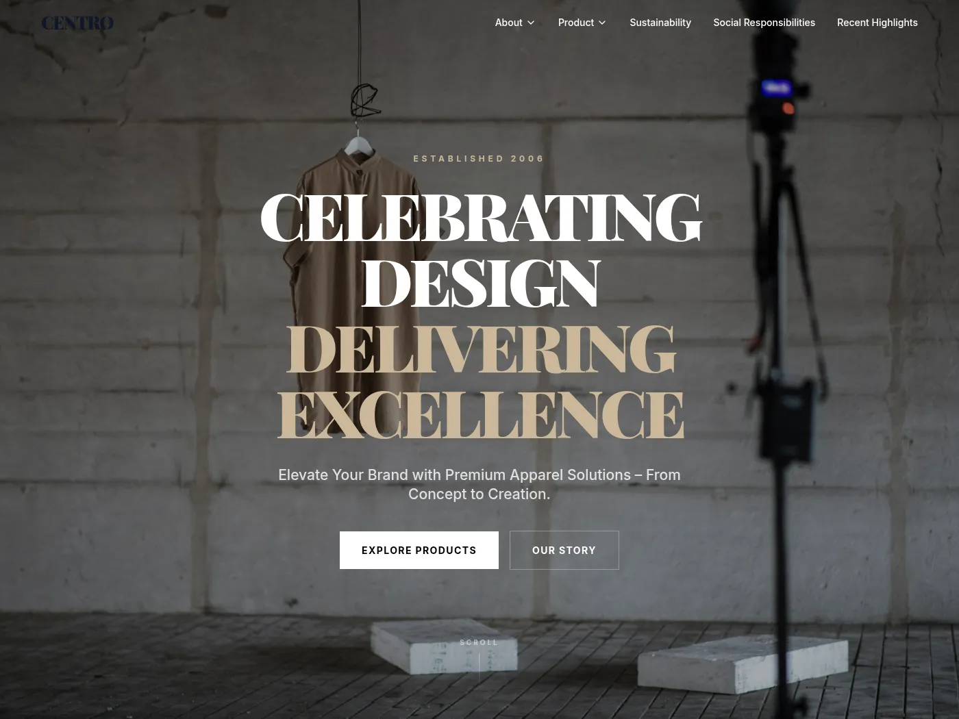 Centro Clone Website