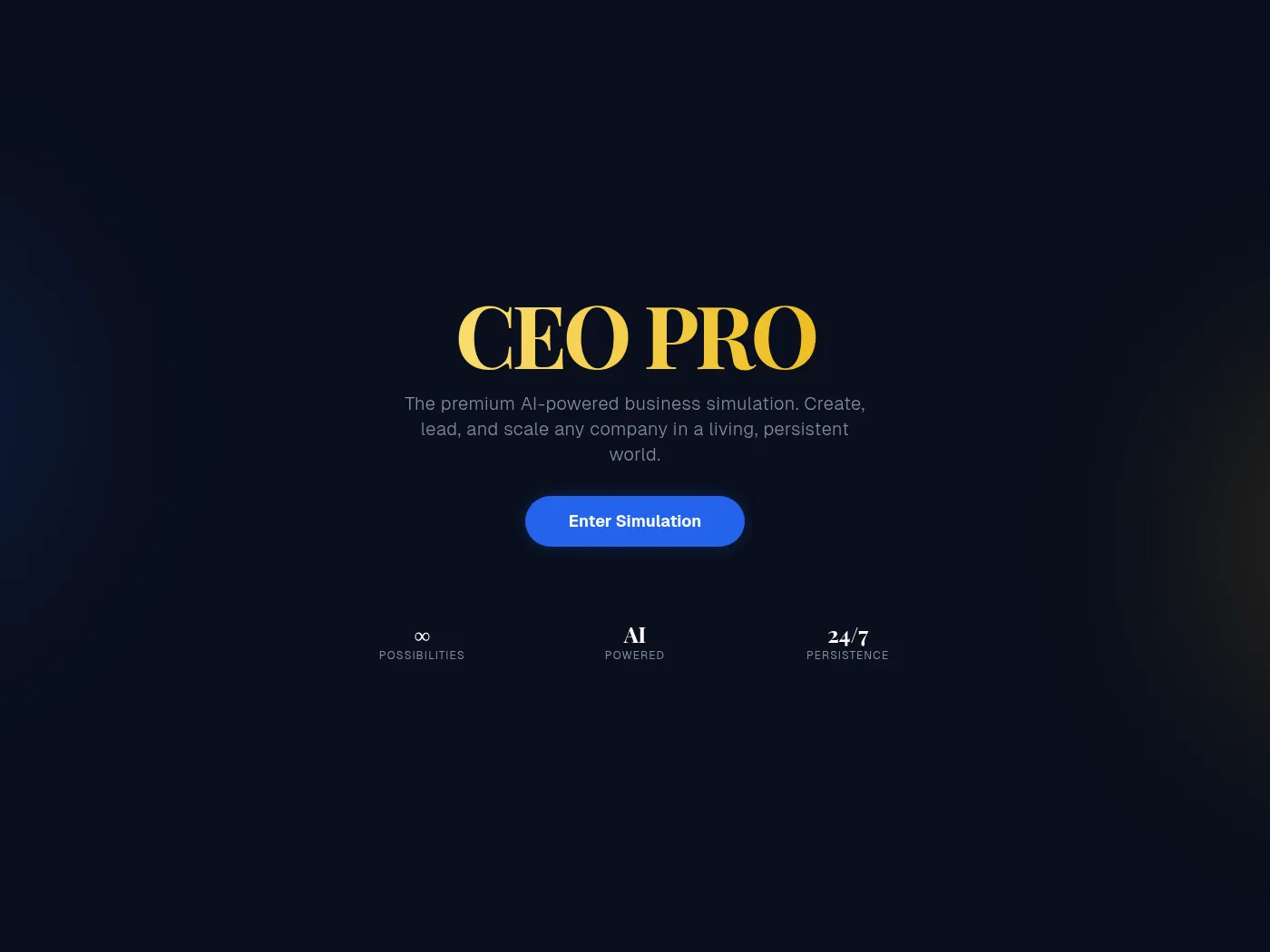 CEO Simulation