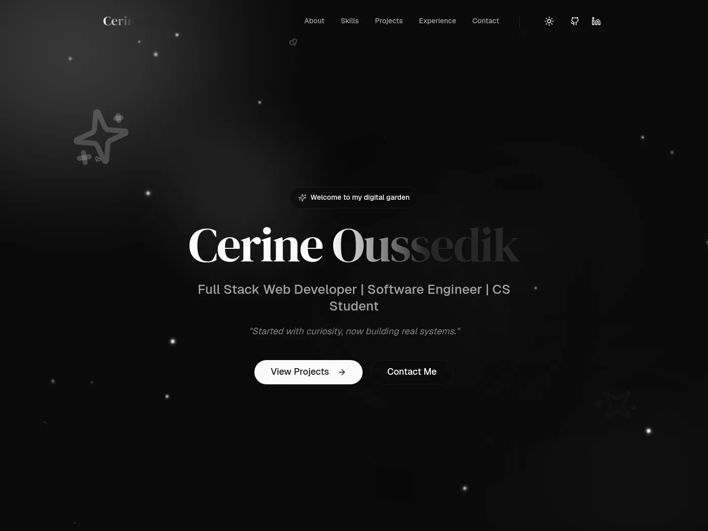 Cerine's Dreamy Dev Portfolio